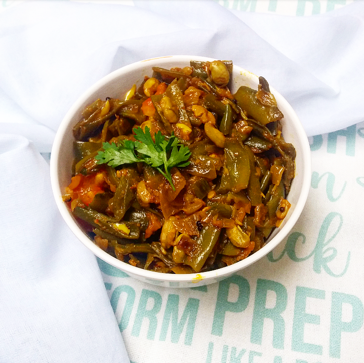 Sem phali sabzi/Lima beans – Purvanchl Tadka